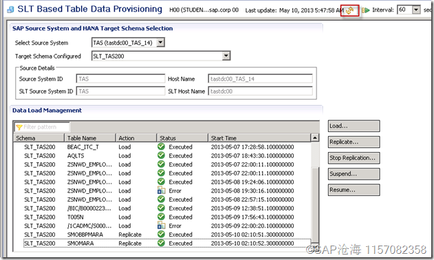 [Step By Step]使用SLT 工具从SAP导入数据到SAP HANA的监控-阿里云开发者社区