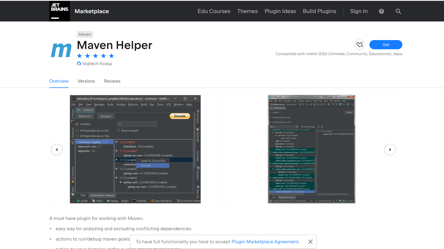 在IDEA中使用Maven Helper解决依赖冲突-开发者社区-阿里云