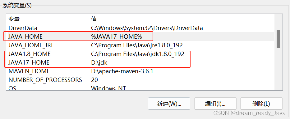 jdk17安装全方位手把手安装教程 / 已有jdk8了，安装JDK17后如何配置环境变量 / 多个不同版本的JDK，如何配置环境变量？-阿里云 ...