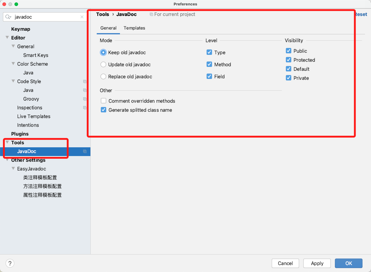 IDEA插件EasyJavaDoc自动生成JavaDoc并翻译中文-开发者社区-阿里云