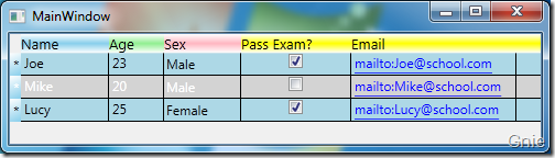WPF 4 DataGrid 控件（自定义样式篇）-阿里云开发者社区