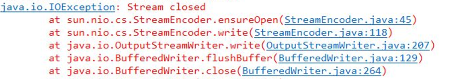 java.io.IOException: Stream closed解决办法-阿里云开发者社区