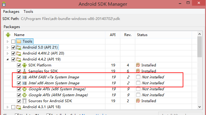 【问题&解决】解决创建Android模拟器时提示"No system images installed for this target"的问题 ...
