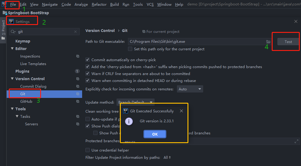 IDEA使用Git完成从配置到提交推送与撤销的完整工作流-开发者社区-阿里云