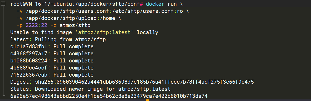 docker 部署 sftp-阿里云开发者社区