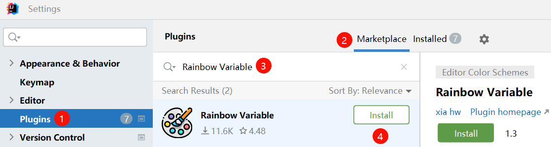 IDEA插件-Rainbow Variable/IDEA彩色变量-阿里云开发者社区