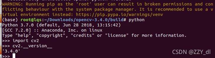Ubuntu安装笔记(二):ubuntu18.04编译安装opencv 3.4.0 opencv_contrib3.4.0-阿里云开发者社区