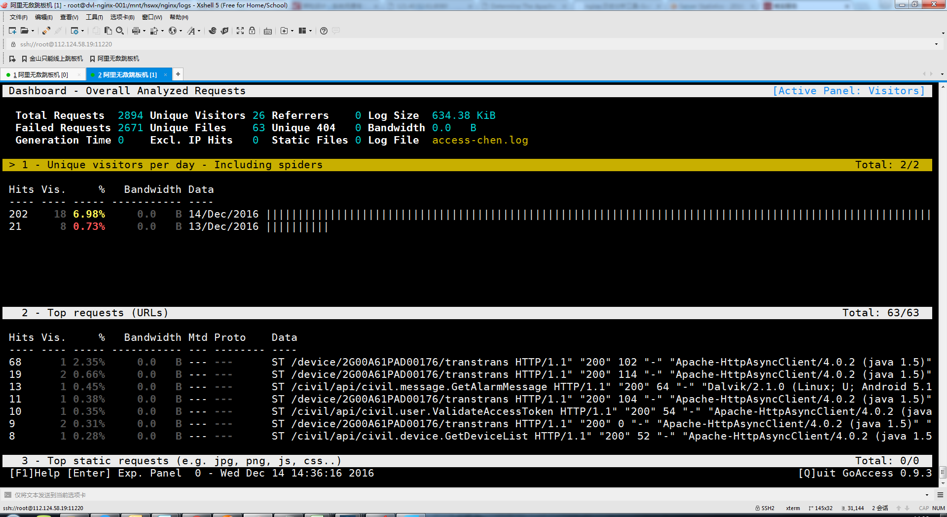 Goaccess---良心nginx日志分析工具-阿里云开发者社区