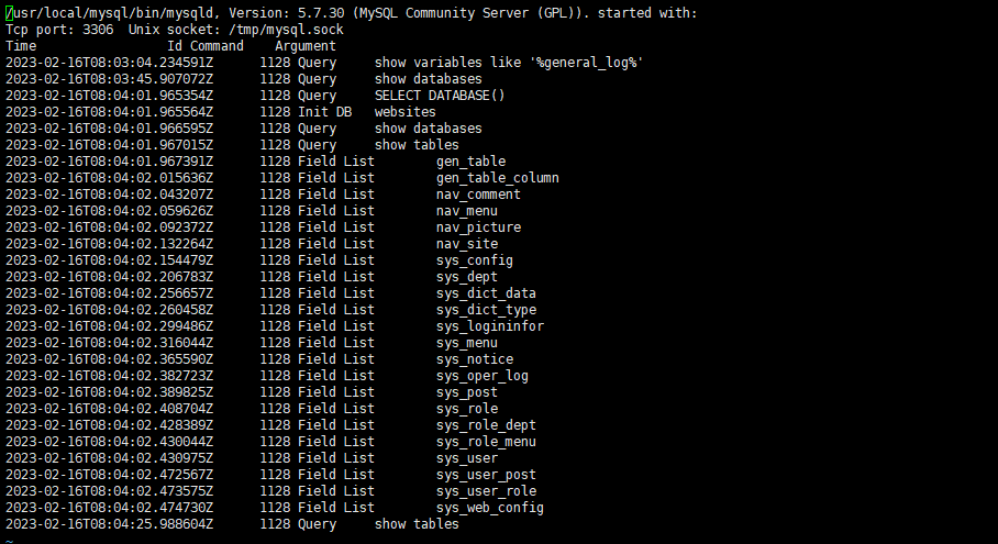 【MySQL】通用查询日志 general query log 详解-阿里云开发者社区