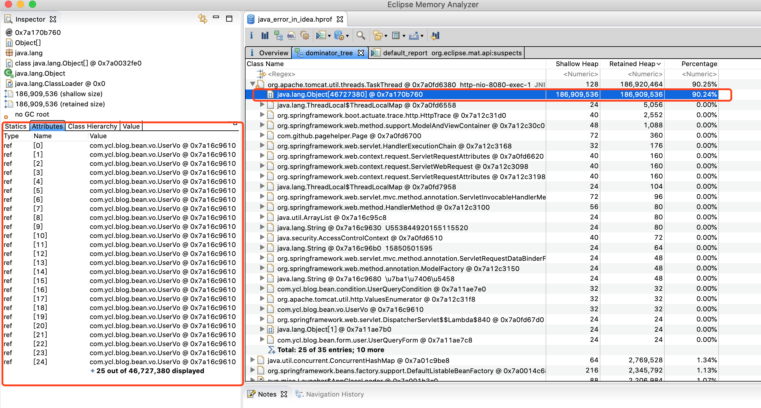使用MAT分析dump文件排查SpringBootOOM内存溢出-开发者社区-阿里云