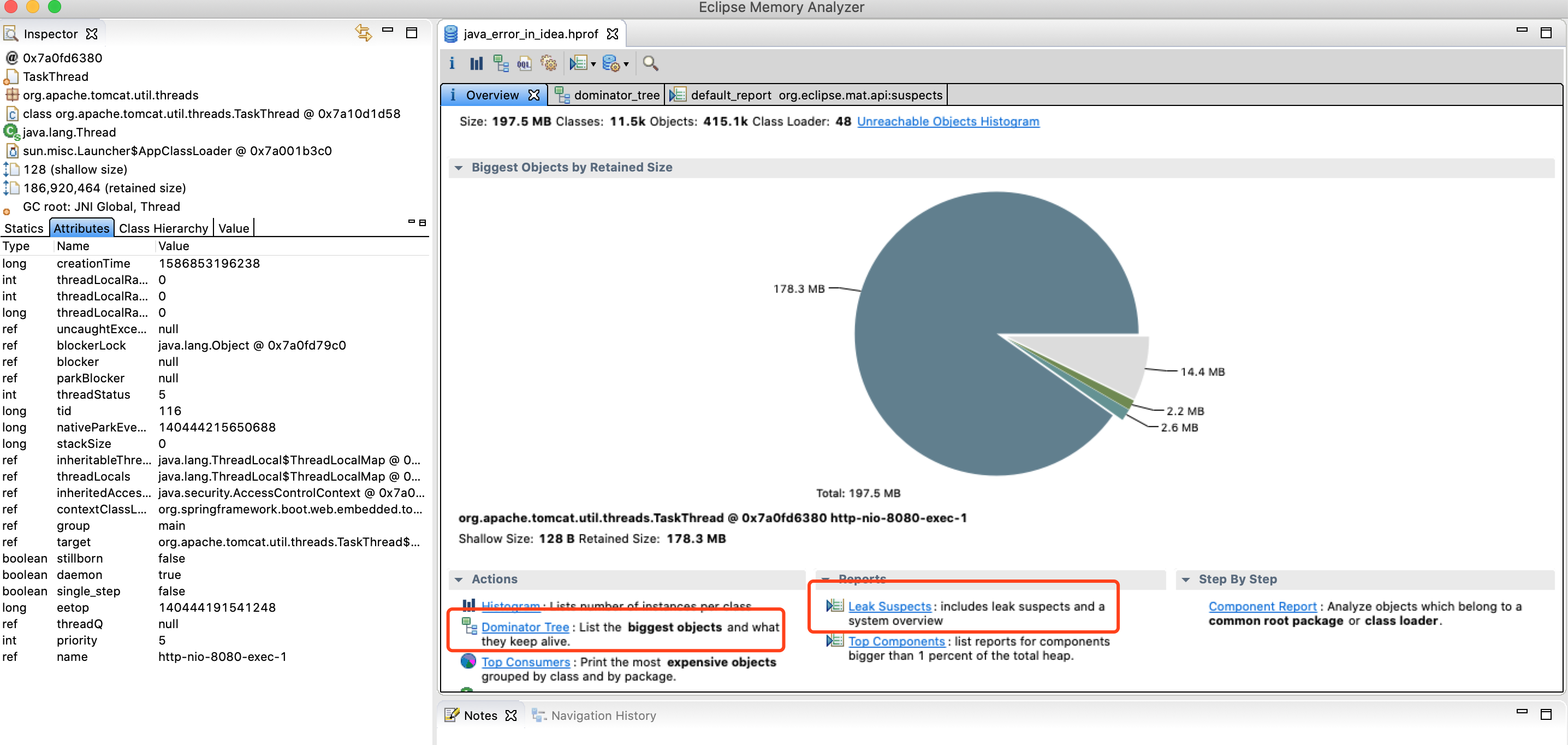使用MAT分析dump文件排查SpringBootOOM内存溢出-开发者社区-阿里云