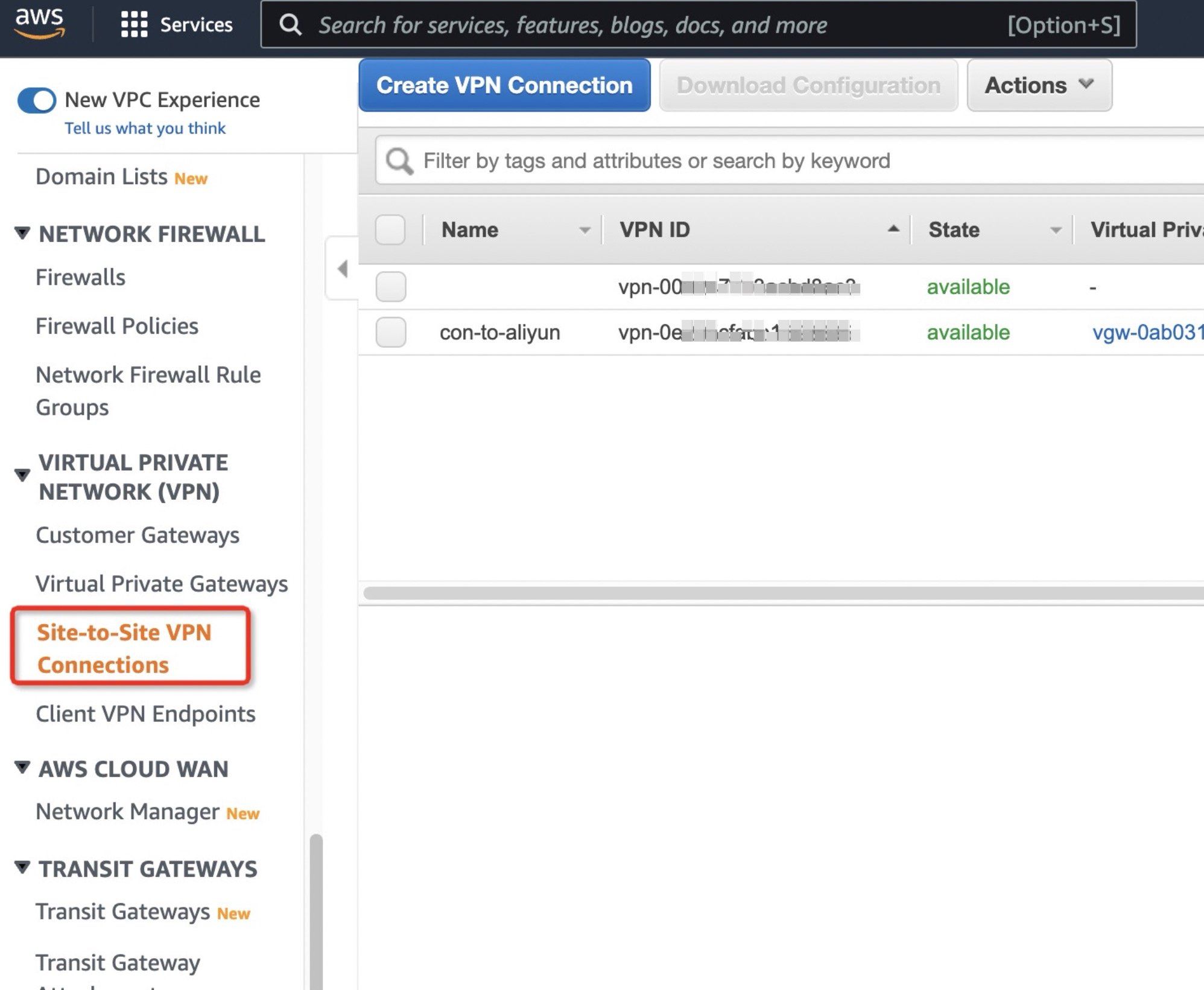 Connect AWS VPN GateWay to AliCloud VPN GateWay-阿里云开发者社区