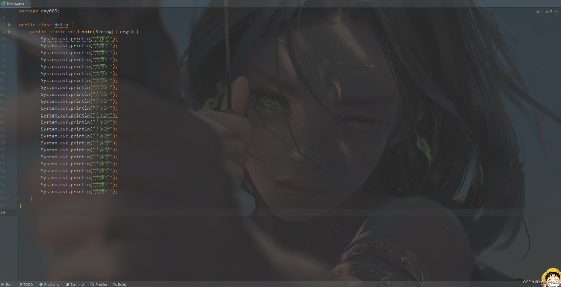 IDEA换背景壁纸及其插件background image plus +-阿里云开发者社区