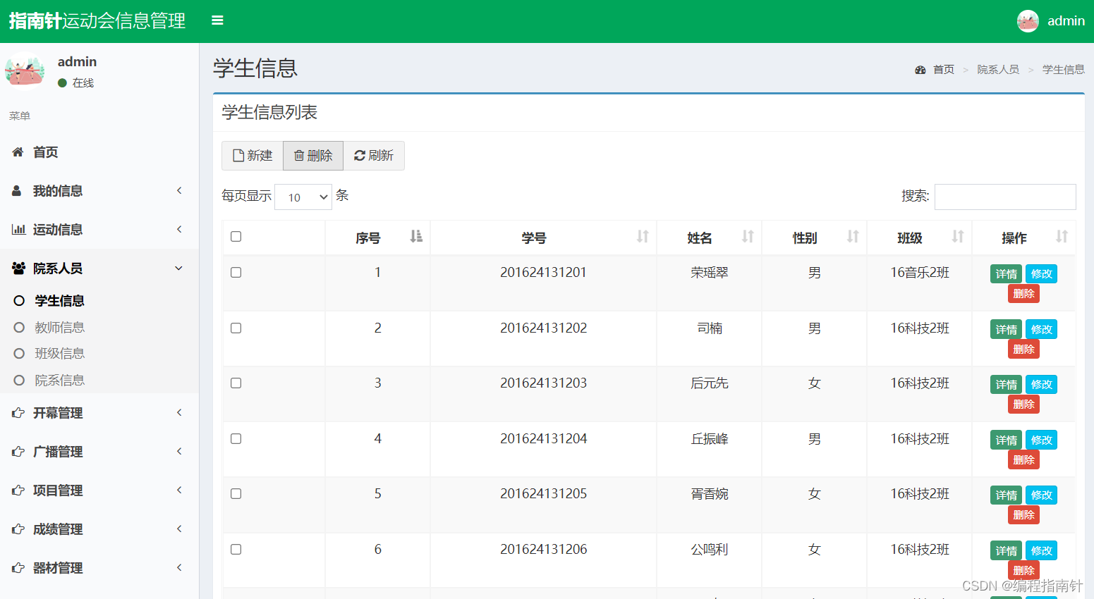 基于ssm的高校运动会管理系统 阿里云开发者社区 