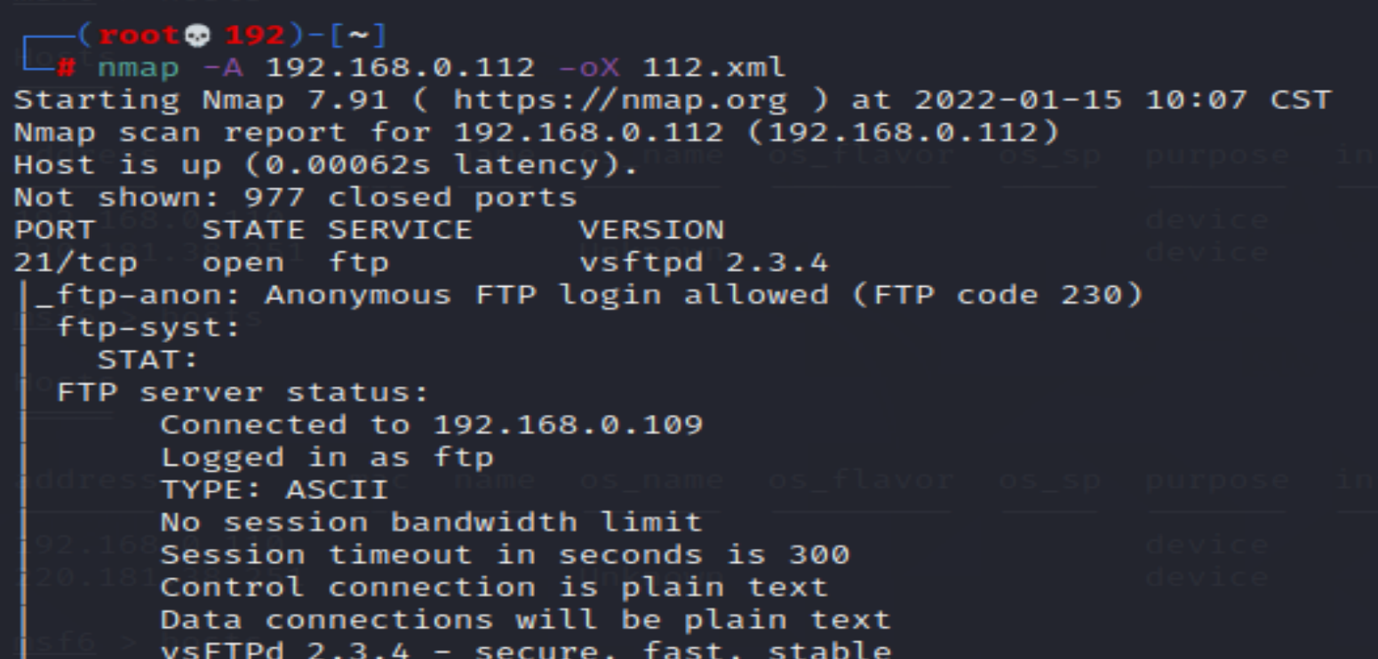 实战-msf扫描靶机上mysql服务空密码-阿里云开发者社区