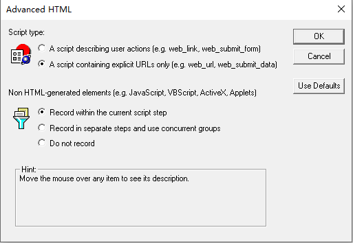 LoadRunner脚本录制设置详解选择HTML与URL模式及解决乱码-开发者社区-阿里云