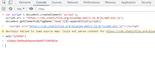 在浏览器里引入外部js计算字符串的md5-阿里云开发者社区