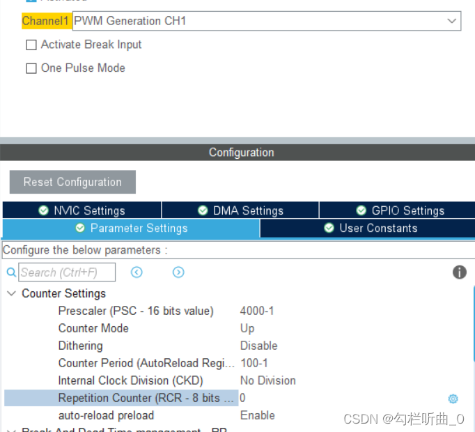 Stm32 Pwm模式与输出比较模式的区别。pwm占空比不生效，在stm32cubemx中配置pwm的两种模式——蓝桥杯嵌入式 阿里云开发者社区
