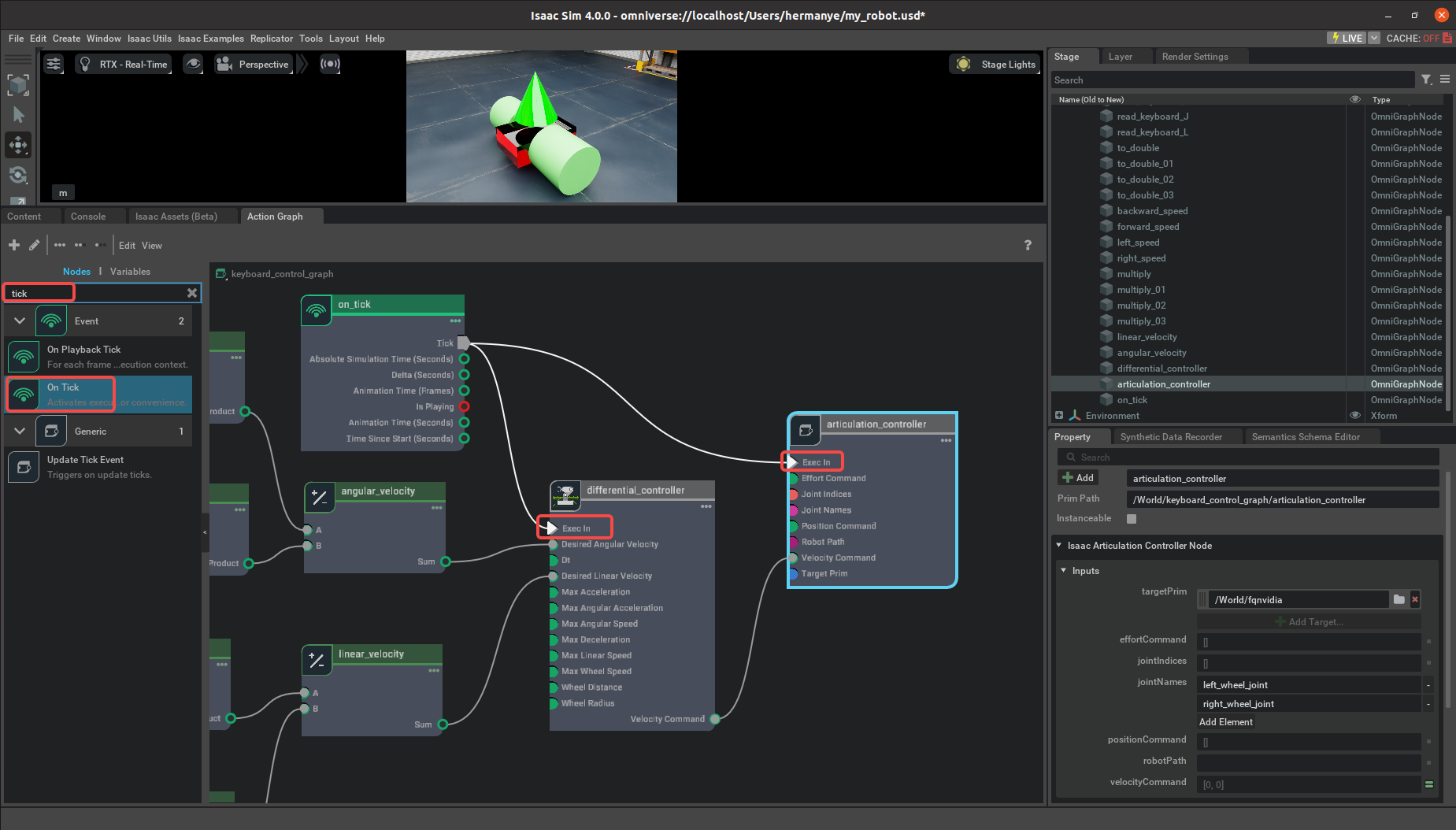 Nvidia Isaac Sim图编程OmniGraph 入门教程 2024（6）-阿里云开发者社区