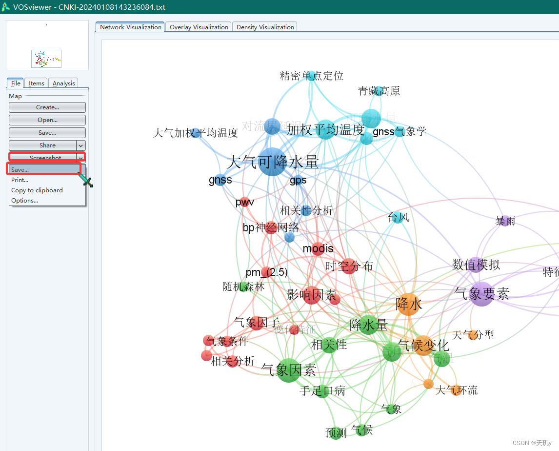 VOSviewer分析知网文献以及图片导出-阿里云开发者社区