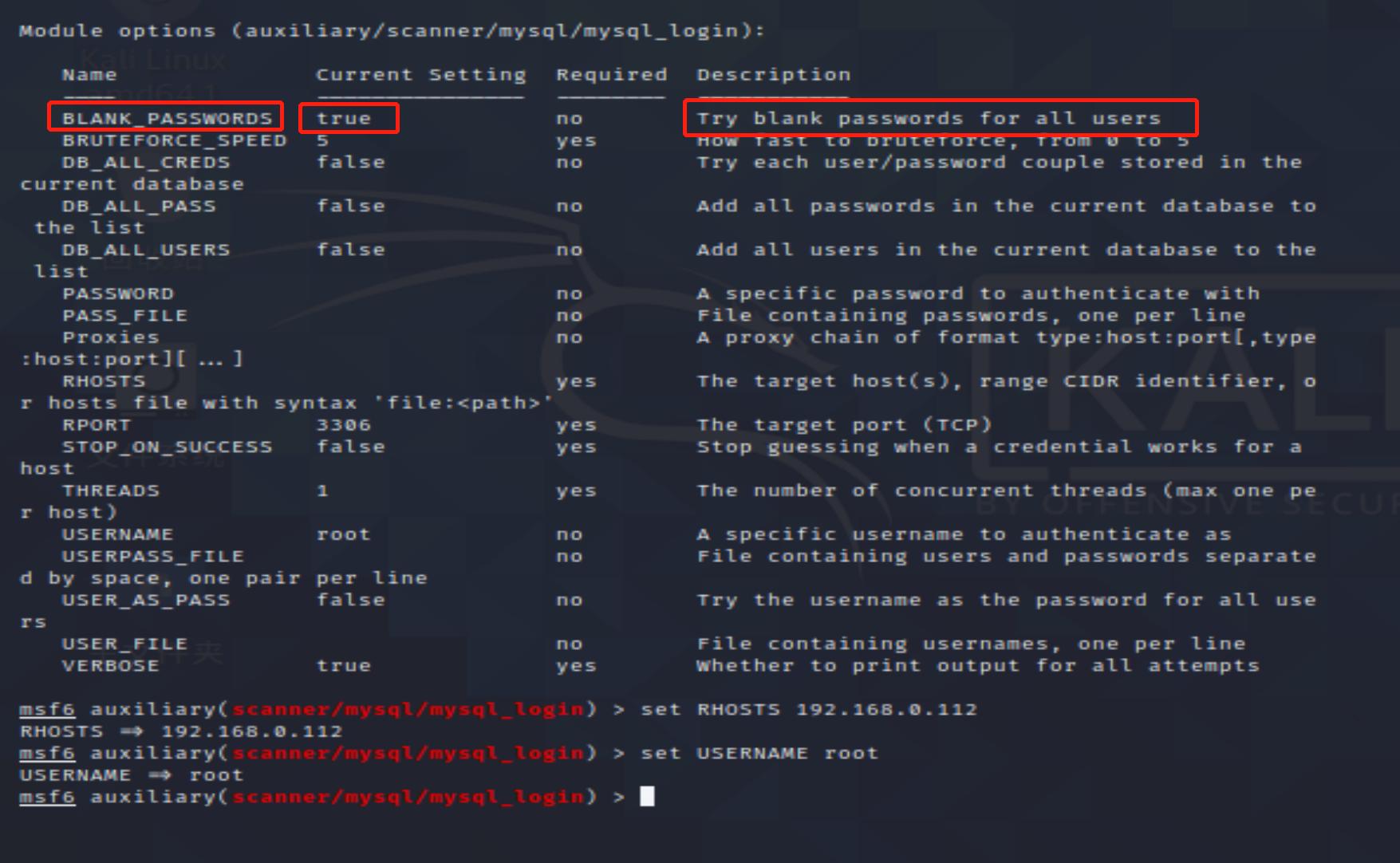 实战-msf扫描靶机上mysql服务空密码-阿里云开发者社区