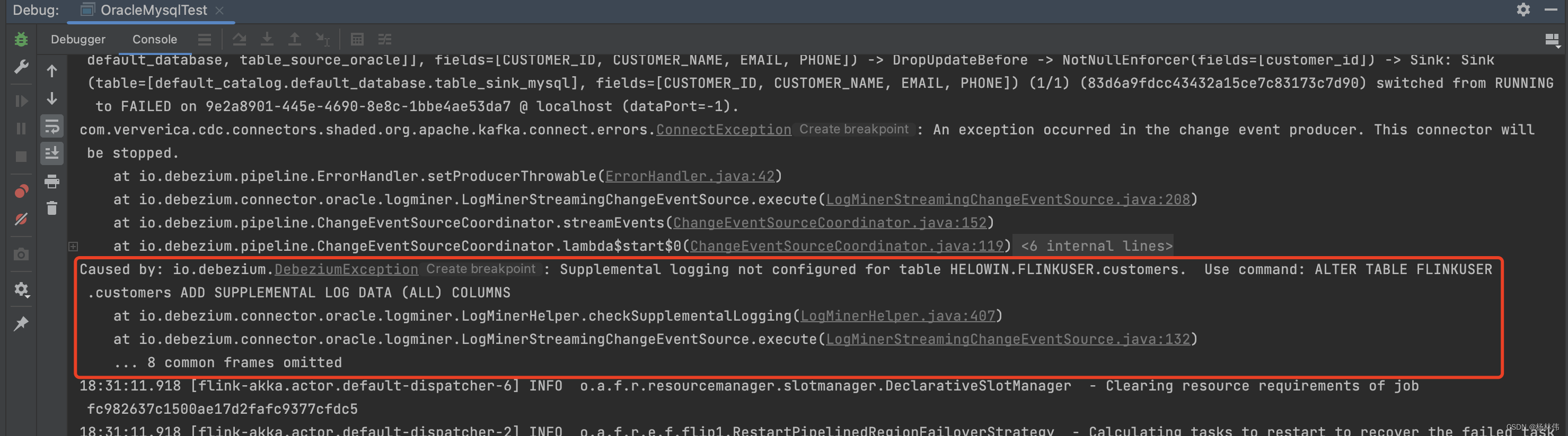Flink SQL配置Oracle CDC实现Oracle数据实时同步到MySQL-开发者社区-阿里云