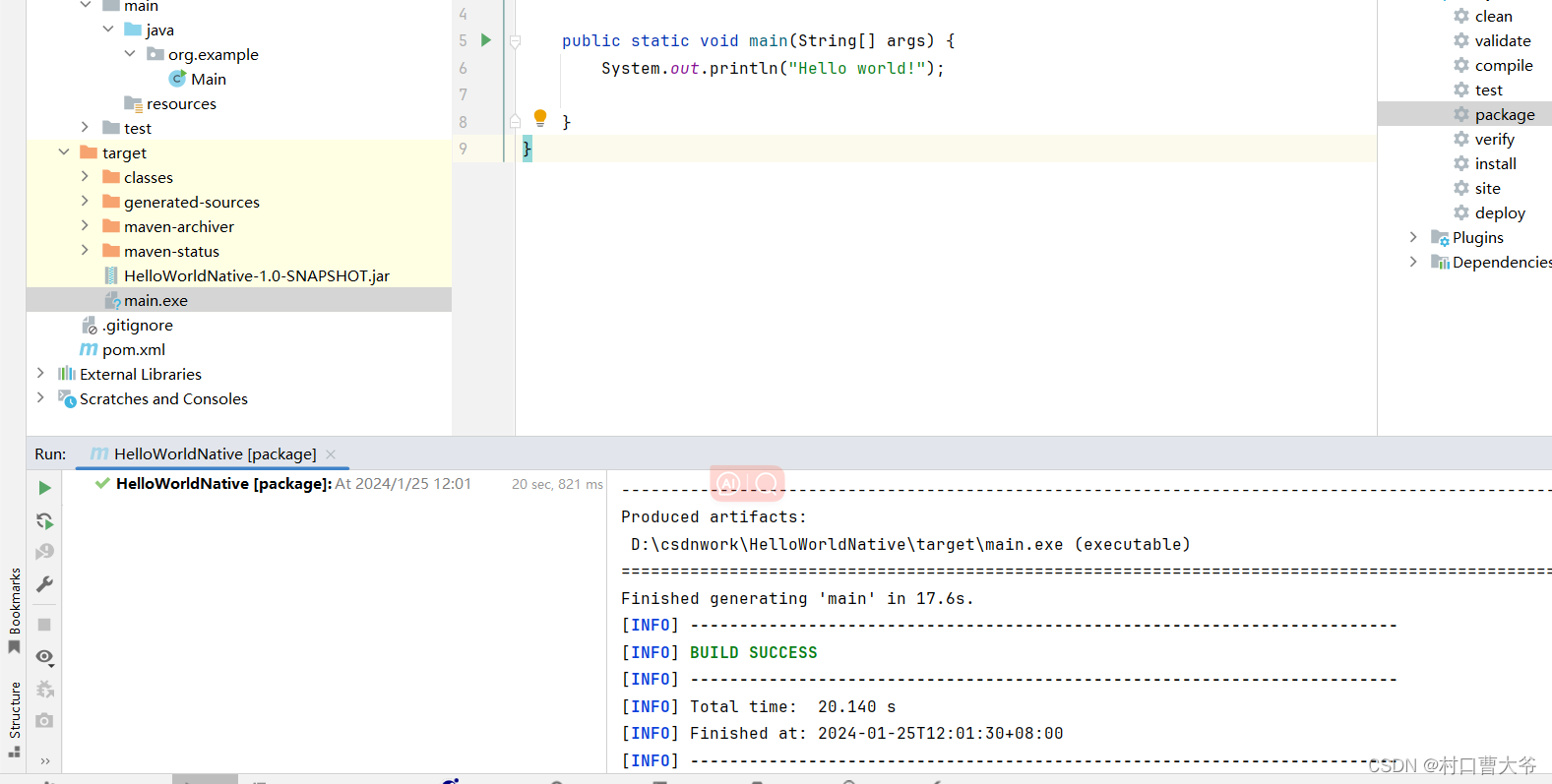 使用GraalVM将Java Maven项目打包为Native Image-开发者社区-阿里云