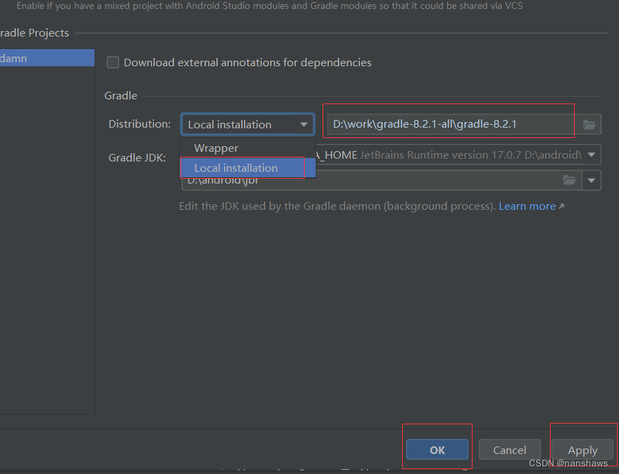 Android Studio手动配置Gradle-8.2.1-开发者社区-阿里云