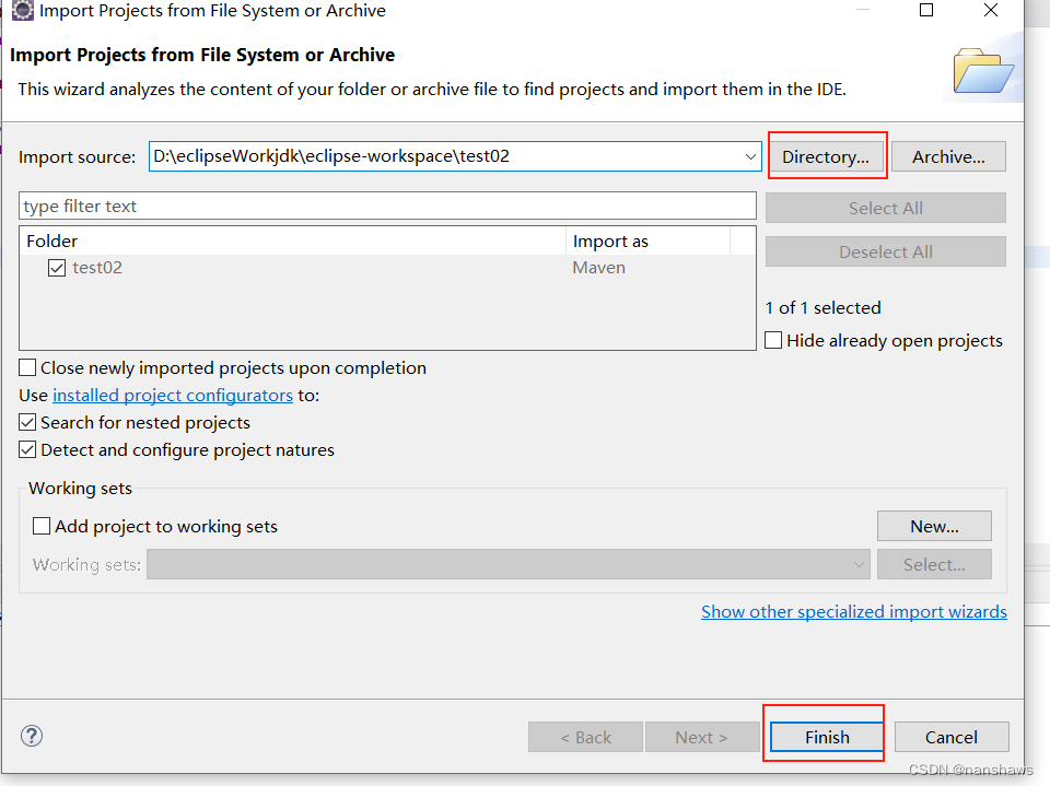 使用Eclipse导入Spring Boot项目并配置Maven-开发者社区-阿里云