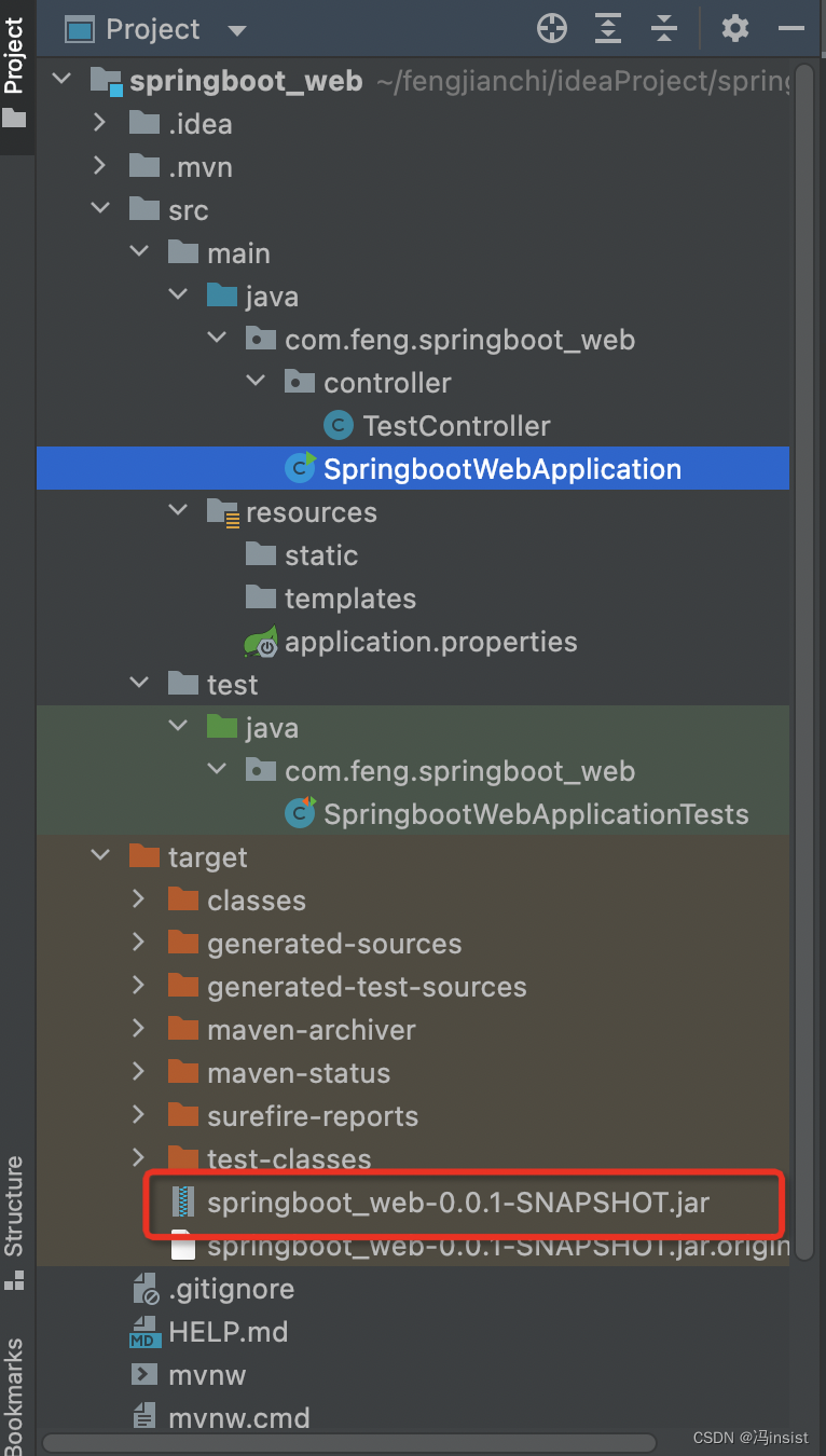 springboot学习二：springboot 初创建 web 项目、修改banner、热部署插件、切换运行环境、springboot参数配置，打包项目并测试成功-阿里云开发者社区