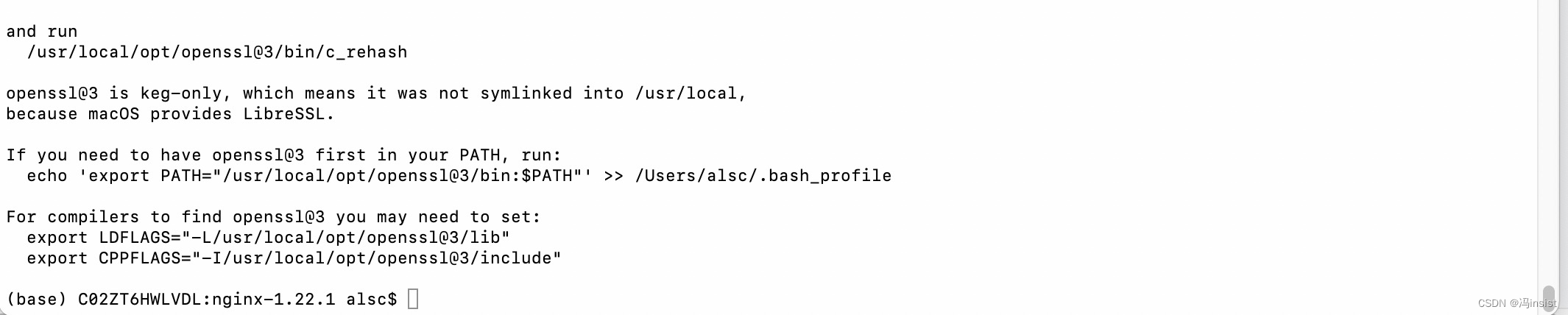 macOS使用Homebrew安装Nginx及依赖-开发者社区-阿里云