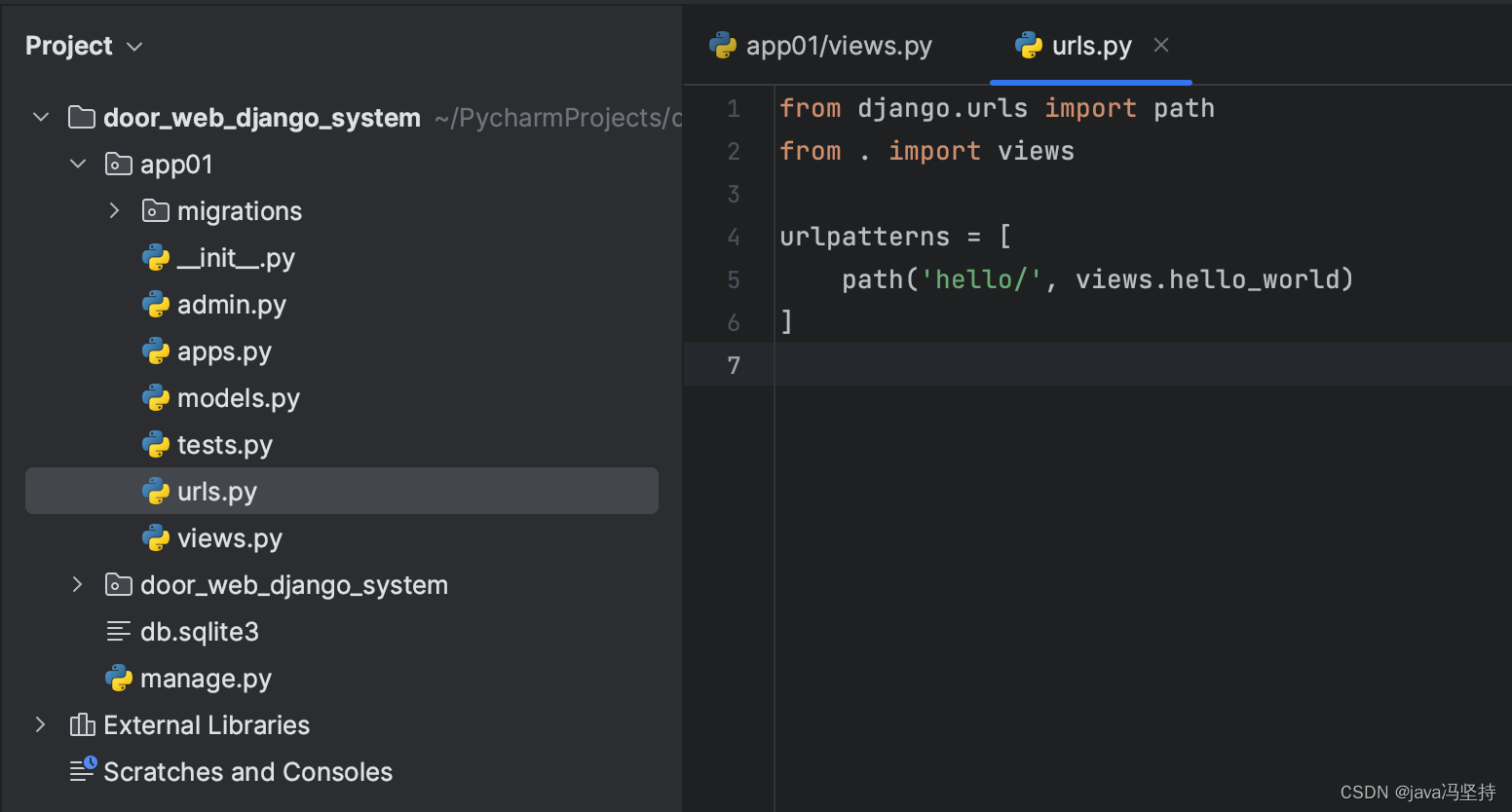 Django学习一：创建Django框架，介绍Django的项目结构和开发逻辑。创建应用，编写主包和应用中的helloworld-阿里云开发者社区