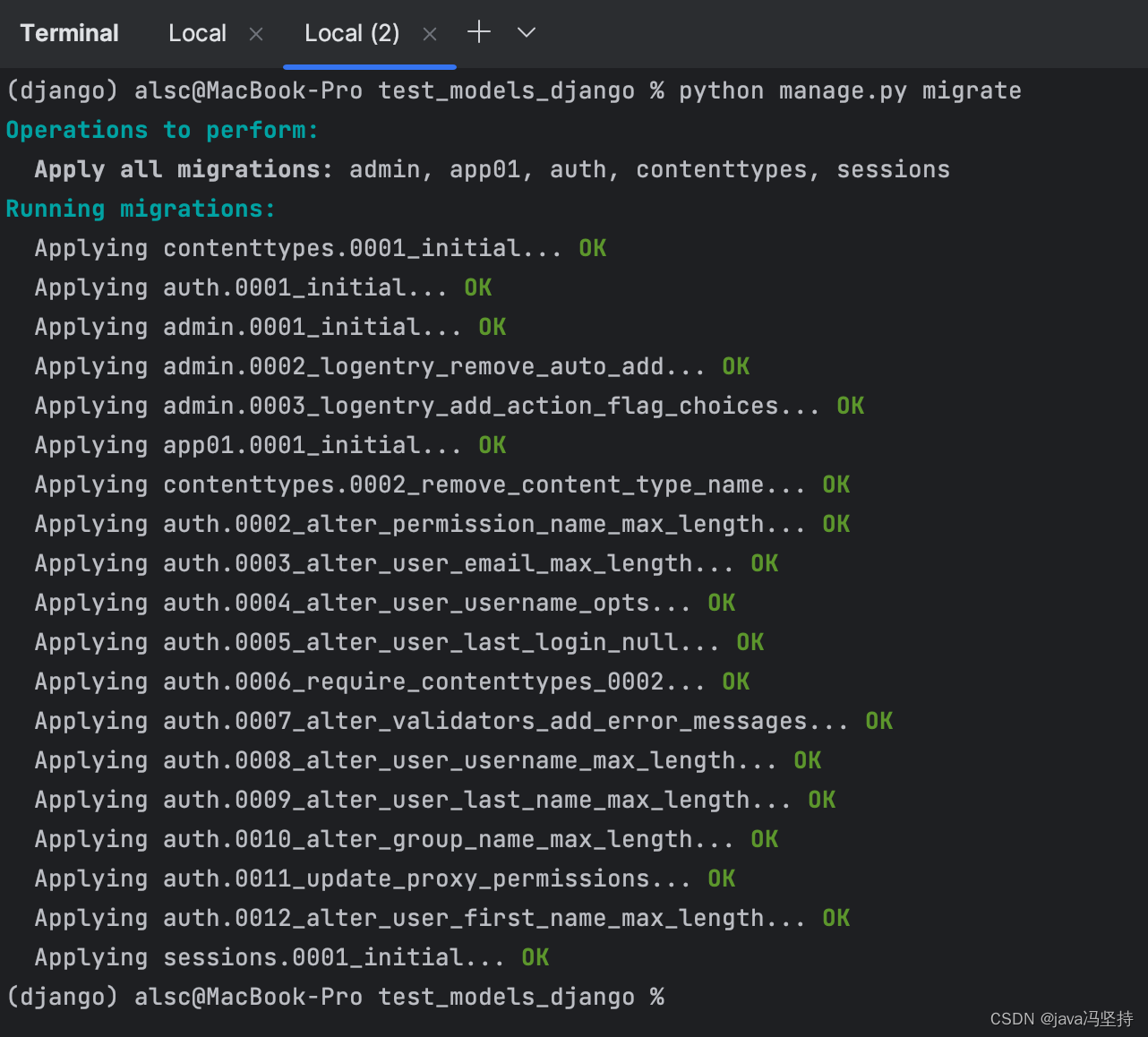 Django学习二：配置mysql，创建model实例，自动创建数据库表，对mysql数据库表已经创建好的进行直接操作和实验。 阿里云开发者社区
