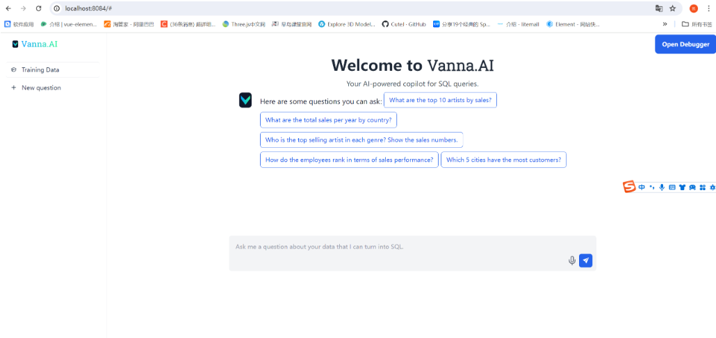 Vanna使用ollama分析本地数据库-阿里云开发者社区