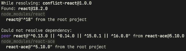 深入理解并解决 npm ERESOLVE (Peer Conflict) 问题-阿里云开发者社区