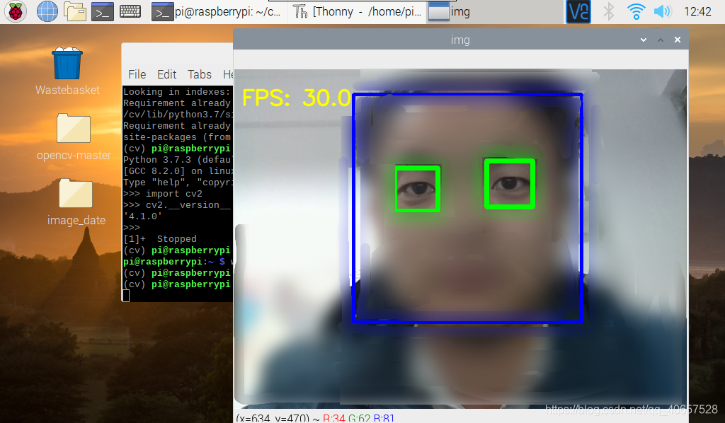 树莓派4B安装OpenCV4教程——跑通脸眼检测-阿里云开发者社区