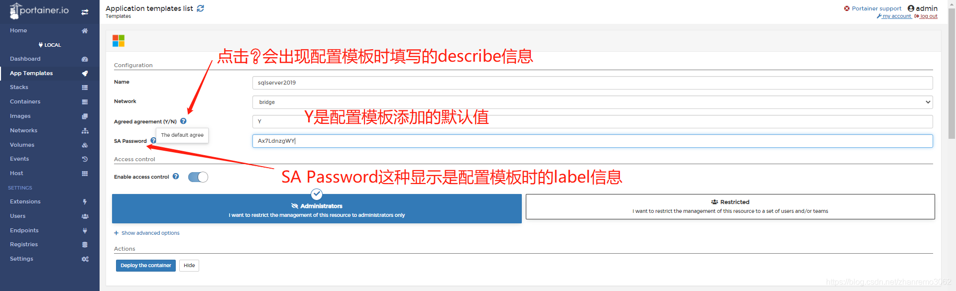 docker使用Portainer工具，配置服务模板可快速搭建SQLserver2019服务-阿里云开发者社区