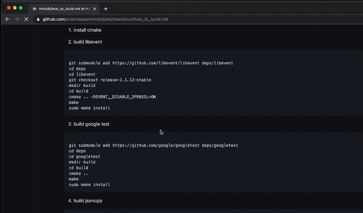 【视频】入门实战：MiniOB 概述和环境搭建 | 学习笔记-阿里云开发者社区