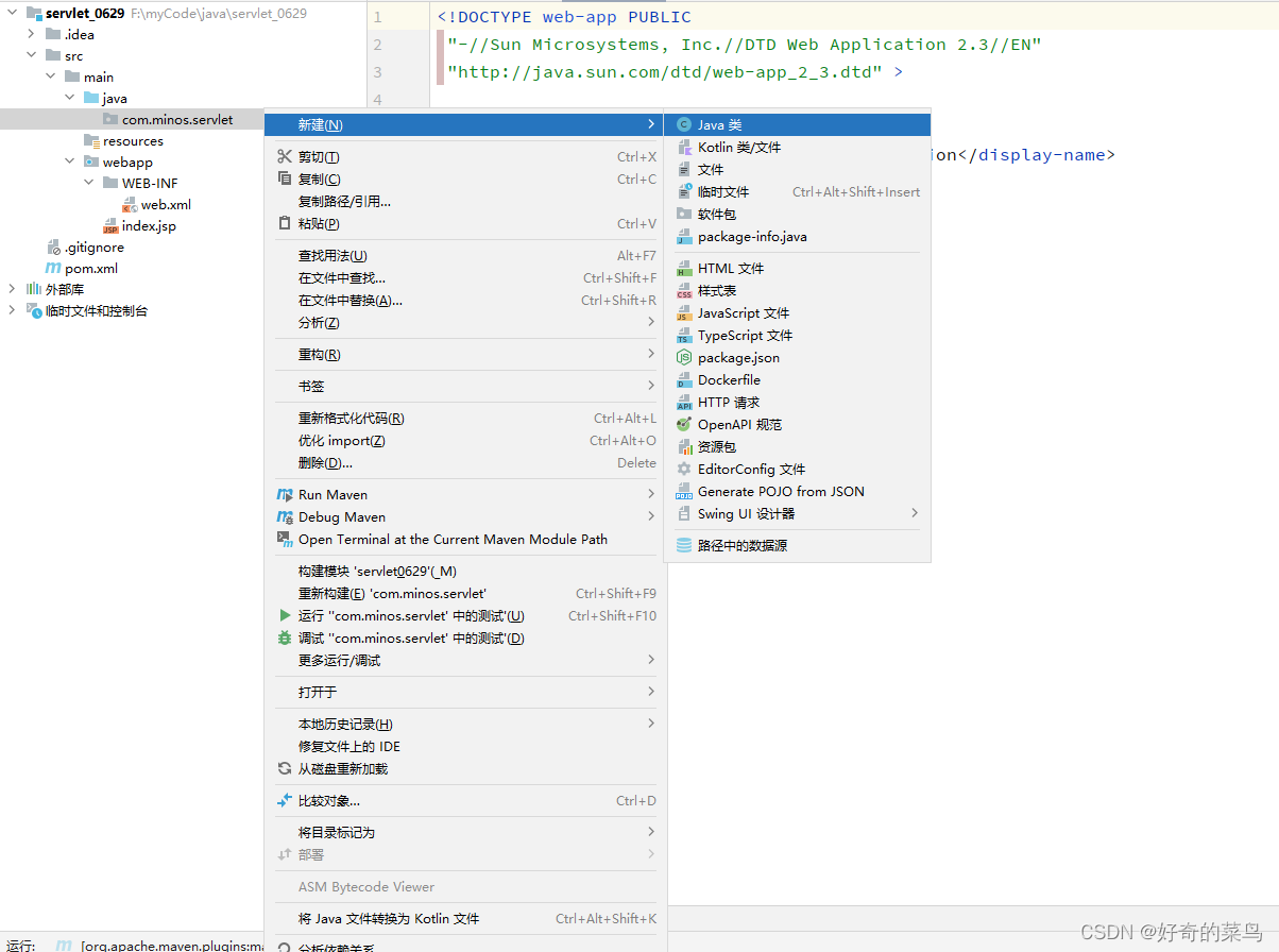 IDEA创建一个Servlet项目(tomcat10)-阿里云开发者社区