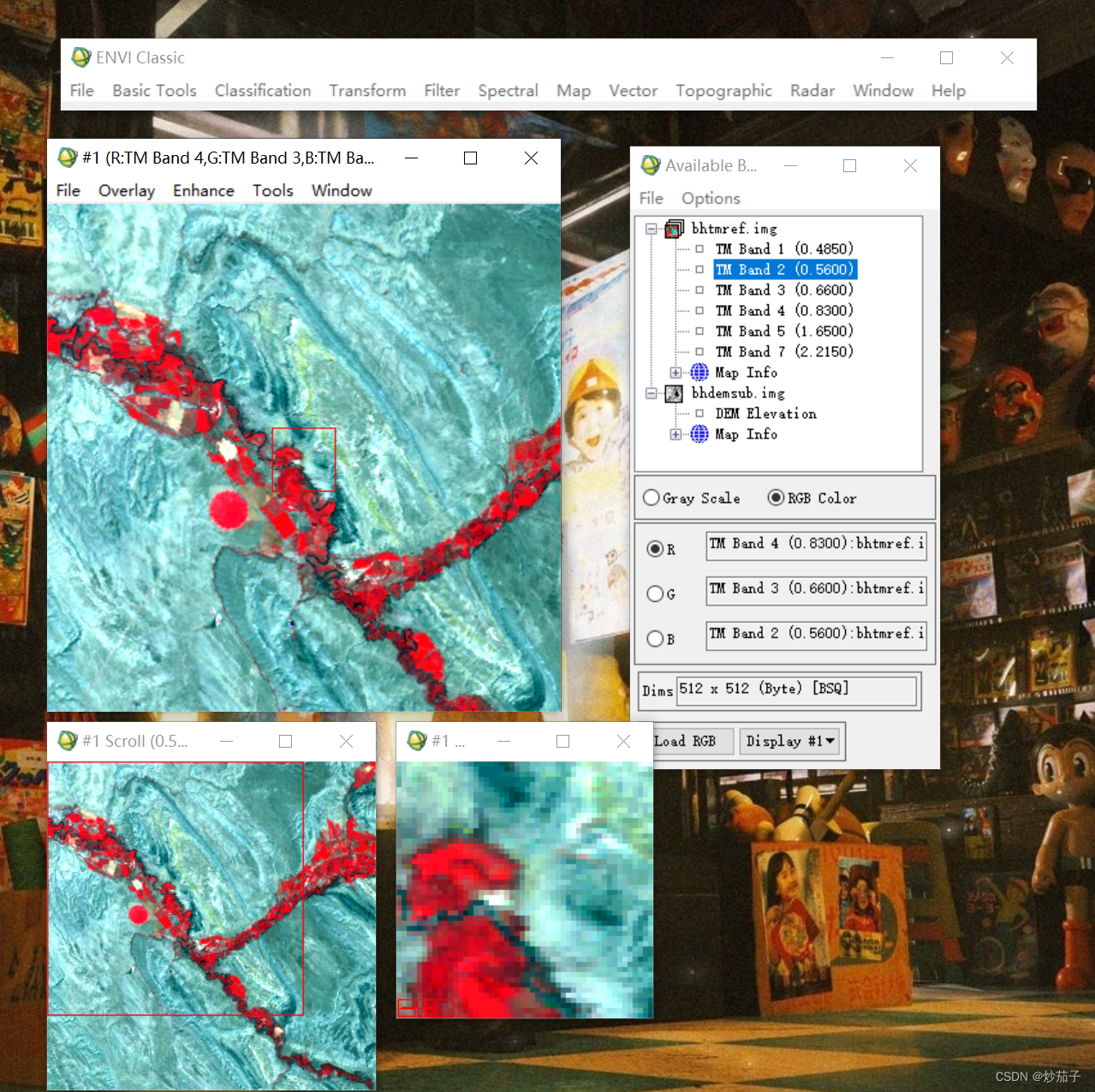 ENVI Classic：如何加载栅格数据(Img/DEM)和矢量数据(evf of ROI)?-阿里云开发者社区