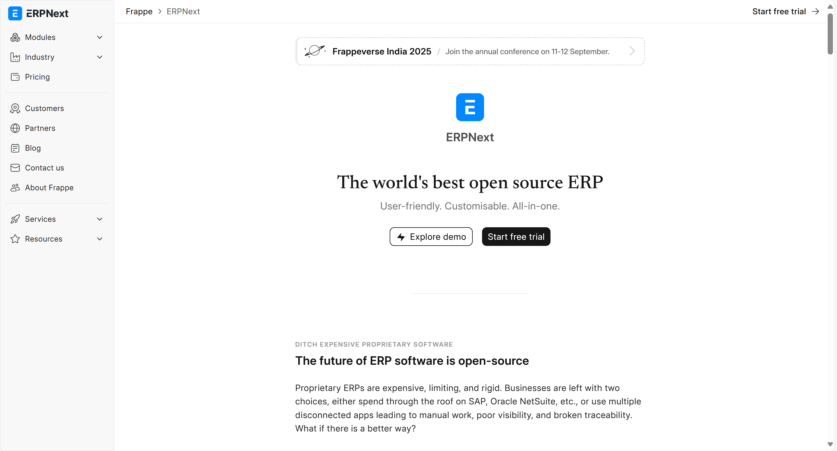 通过Websoft9一键部署ERPNext系统-开发者社区-阿里云