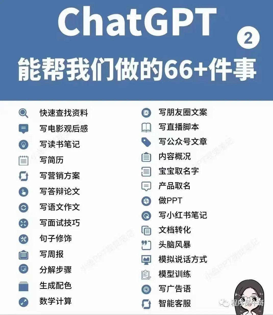 Chatgpt可以帮我做的66件事情-阿里云开发者社区