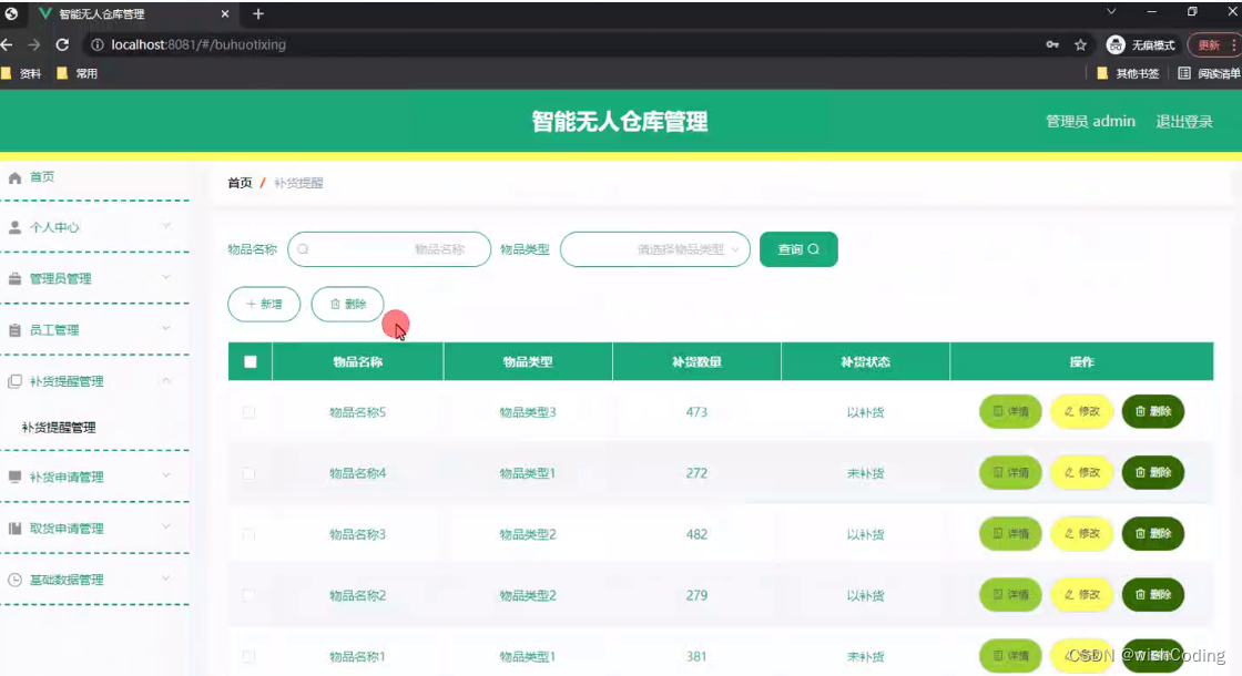 基于springboot+vue.js的智能无人仓库管理附带文章和源代码设计说明文档ppt-阿里云开发者社区