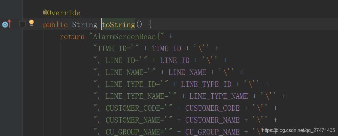 重写bean类的toString()方法为JSON格式|idea设置toString()方法为JSON格式模板|idea设置toString()的模板-阿里云开发者社区