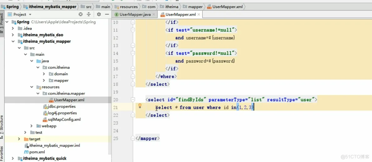java202304java学习笔记第六十六天-ssm-mybatis中dao层实现-动态sql-foreach之1 -阿里云开发者社区