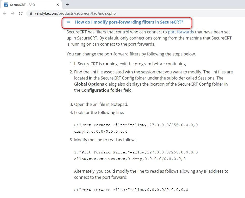 SecureCRT远程端口转发不生效的解决方法-阿里云开发者社区