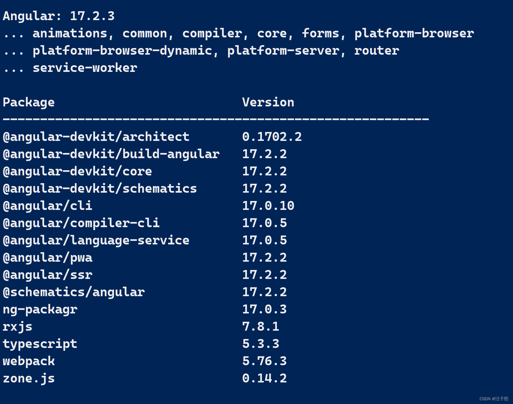Composable Storefront 2211 的 Angular CLI 版本-阿里云开发者社区