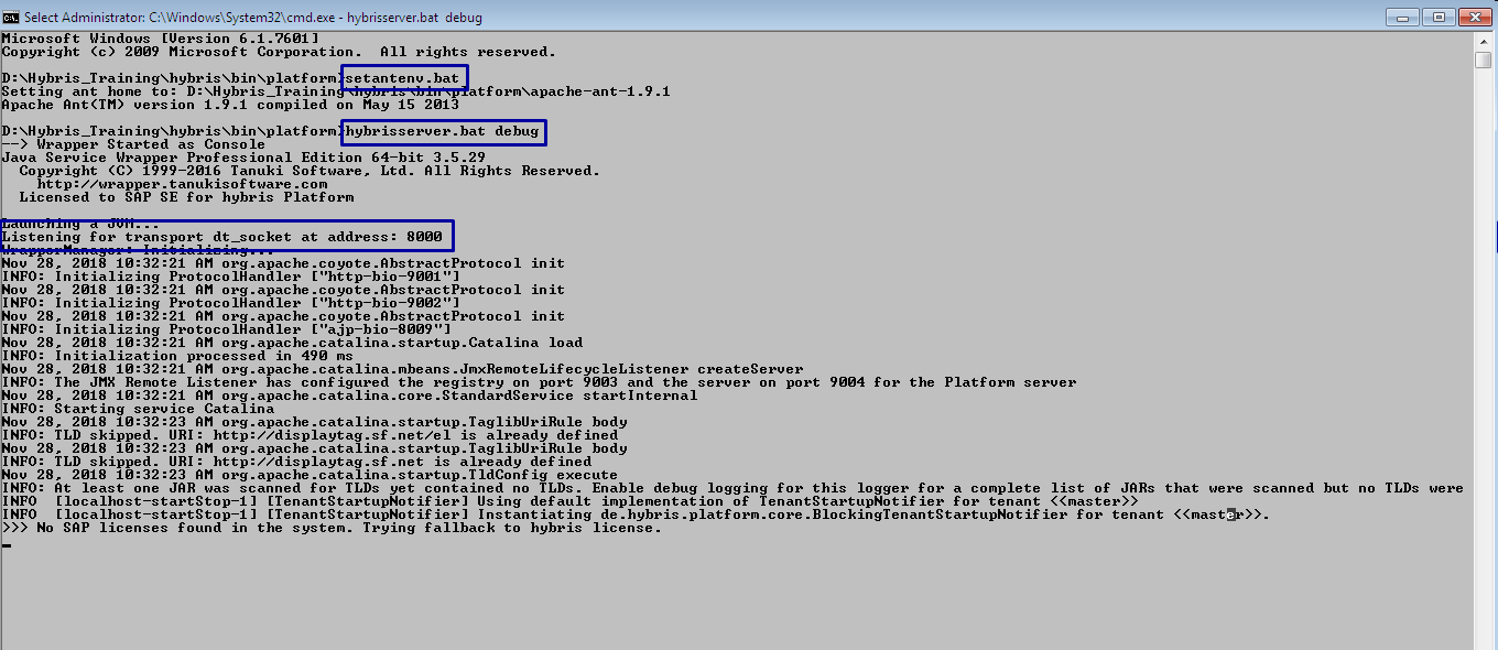 Hybris Accelerator 搭建调试环境时遇到的错误消息-阿里云开发者社区