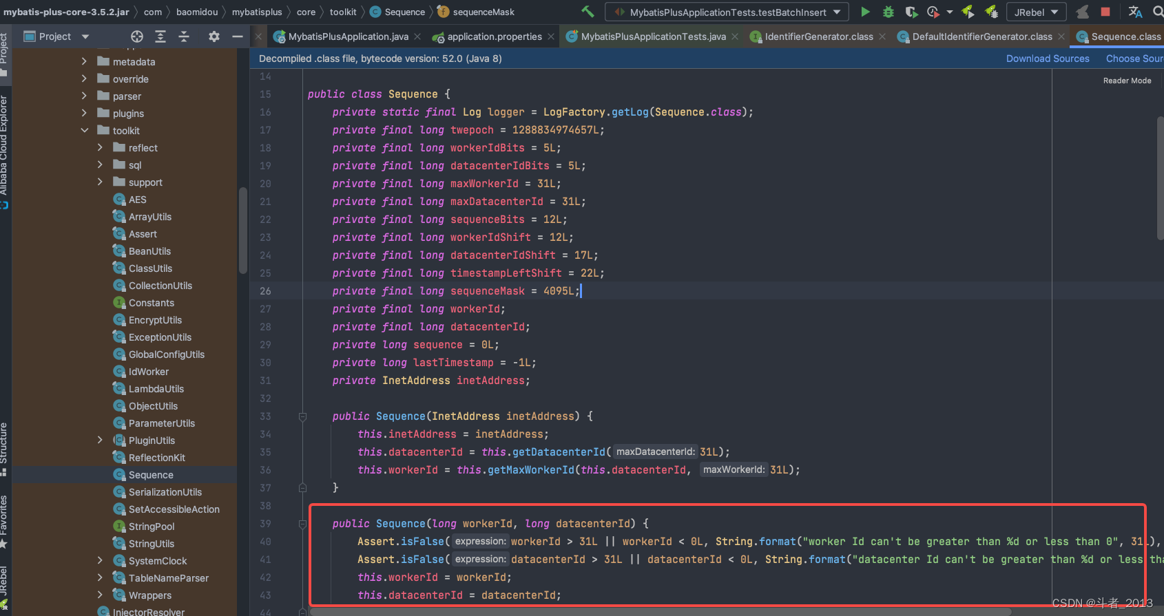 mybatis-plus雪花算法生成Id使用详解-阿里云开发者社区