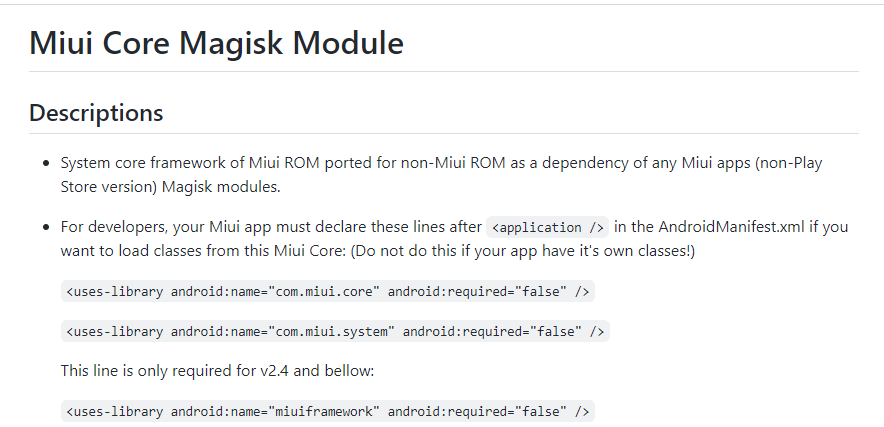 【Magisk模块】Miui Core：在非MIUI系统上运行MIUI服务框架（V2.7）-阿里云开发者社区